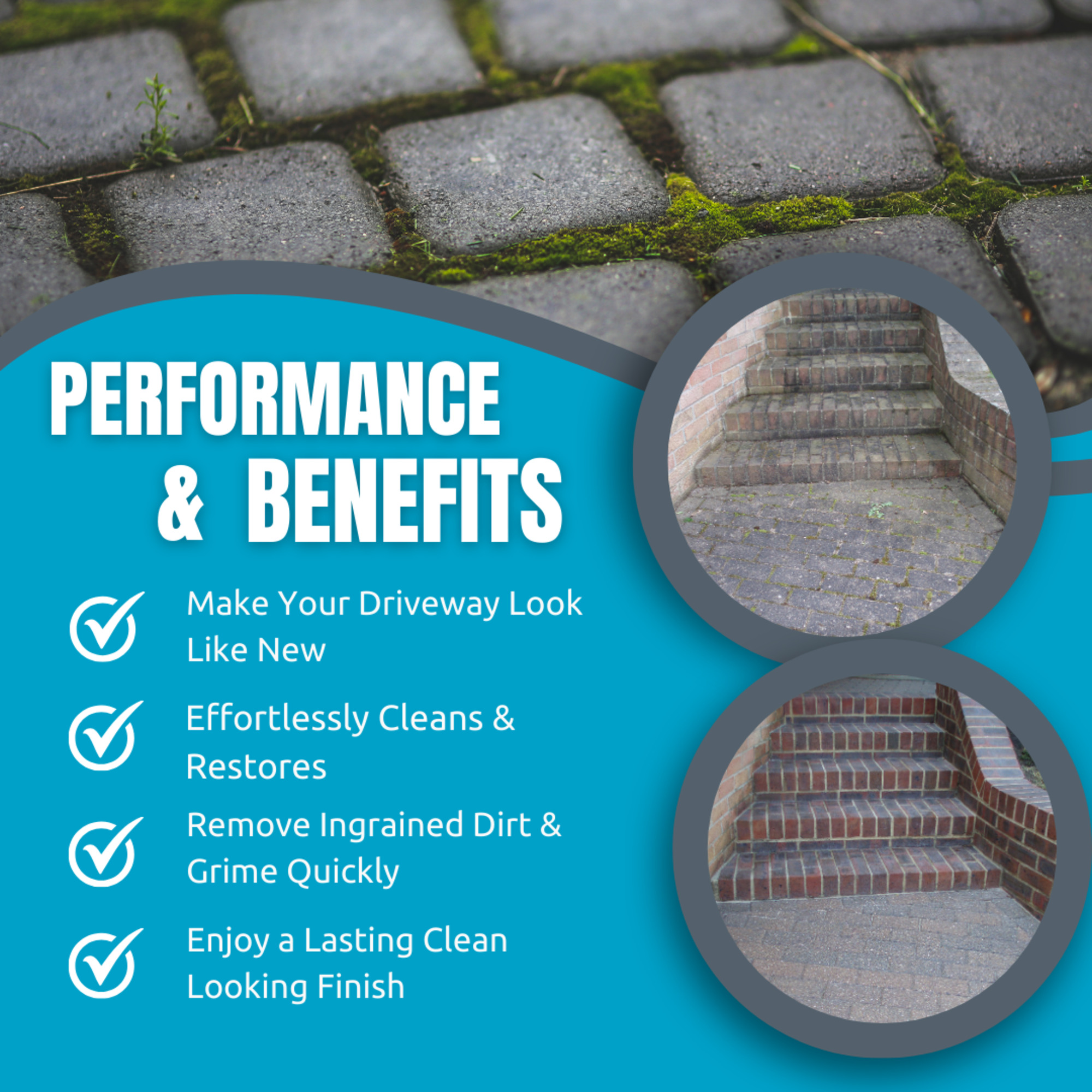 Drive Clean Xtreme | Heavy Duty Driveway Cleaner