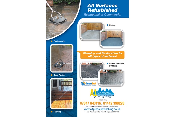 Flyers and Leaflets for Pressure Cleaning - Smartseal