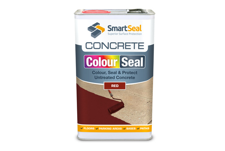 Black Concrete Red | Concrete Driveway Paint | Concrete Patio Paint Red ...