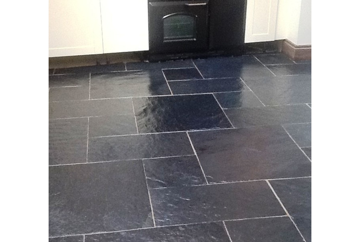 Slate Floor and Patio Sealer in a Wet Look Finish - Smartseal